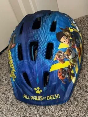 Paw Patrol | Toys | Paw Patrol Blue Kids Helmet With Character Graphics ...